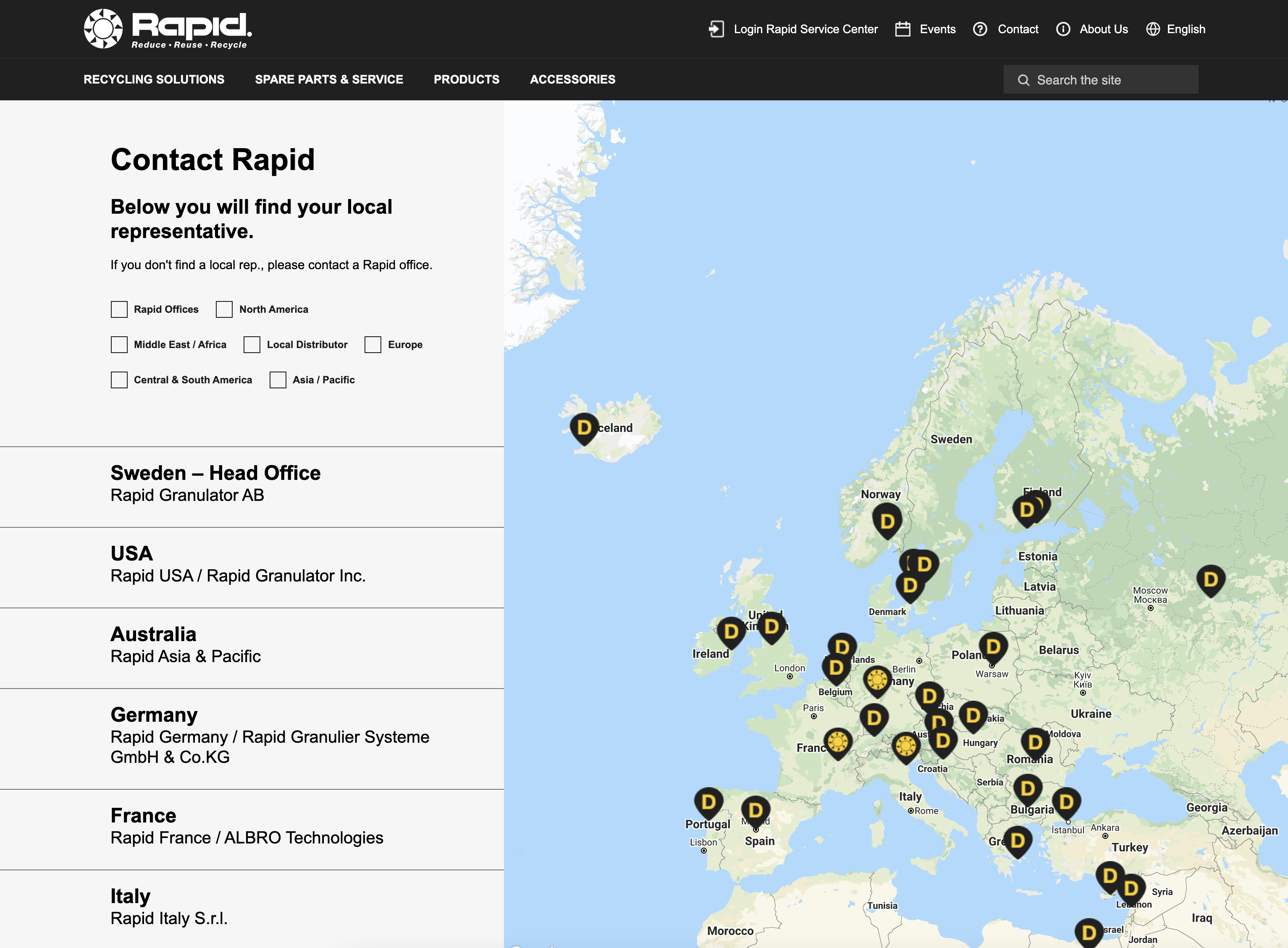 Contact Rapid Granulator for Plastic Recycling Solutions